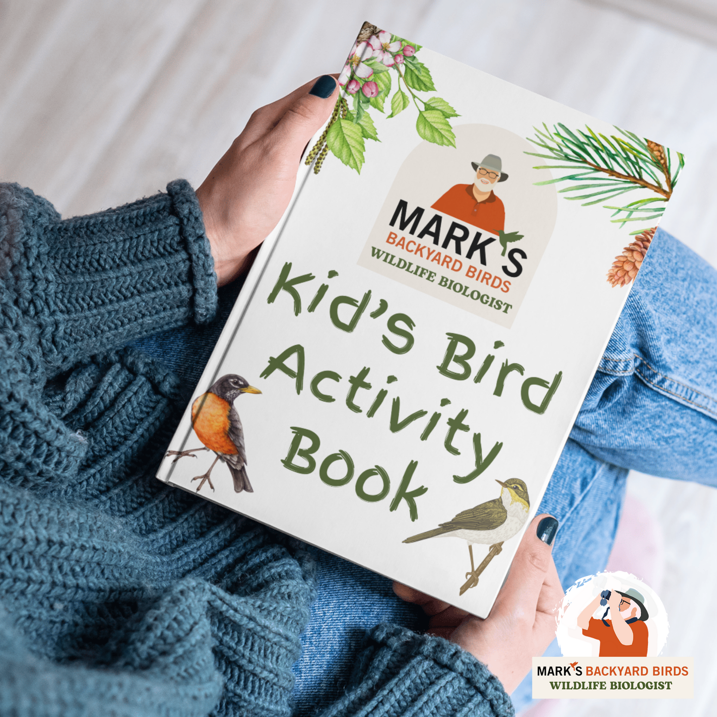 Kids Bird Activity Book (Ages 3–5) – 30-Page Printable Nature-Themed F ...